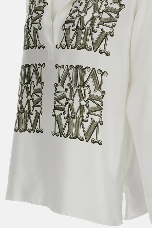 Max Mara Printed Silk Shirt - Multicolor