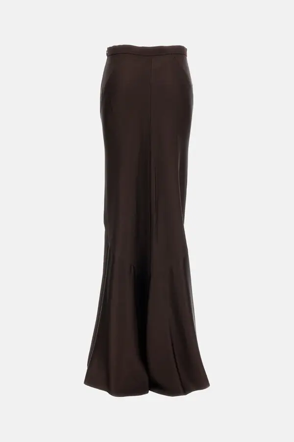 Max Mara Envers Satin Long Skirt - Multicolor