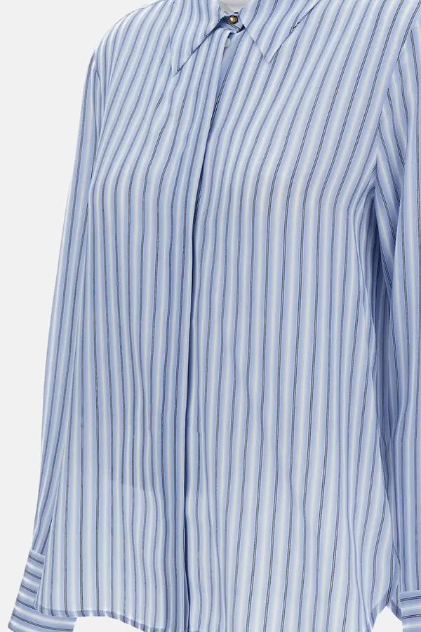 Max Mara Striped Silk Shirt