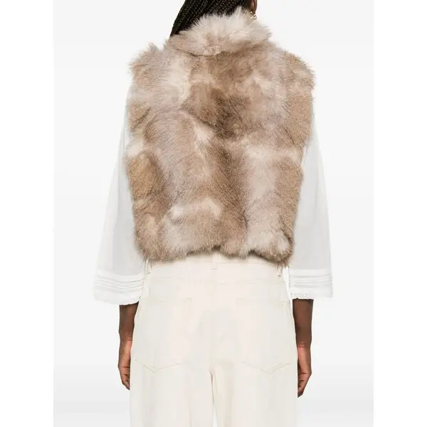 FORTE_FORTE Neutrals Coats Faux Fur Coats
