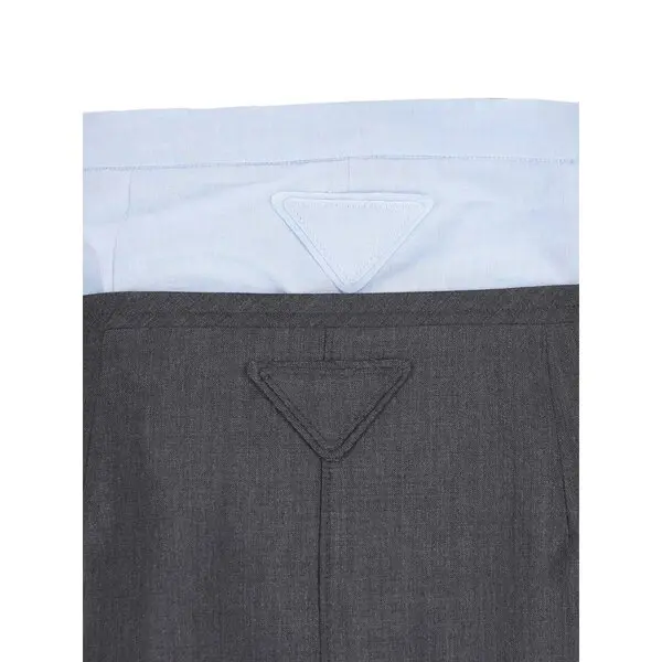 Prada Grey Skirts Pencil Skirts