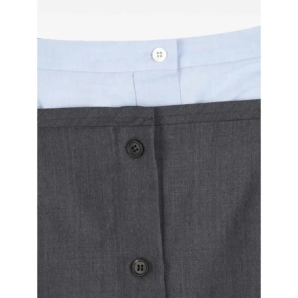 Prada Grey Skirts Pencil Skirts