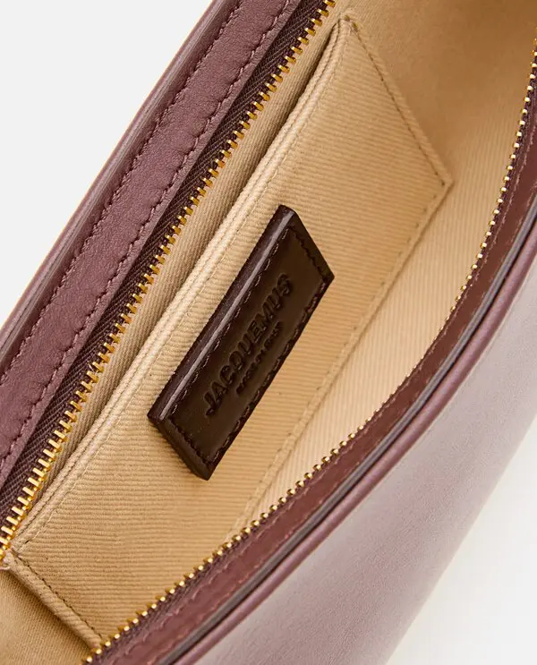 Jacquemus Le Bisou Perle Leather Shoulder Bag