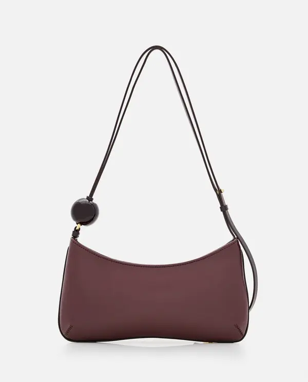 Jacquemus Le Bisou Perle Leather Shoulder Bag