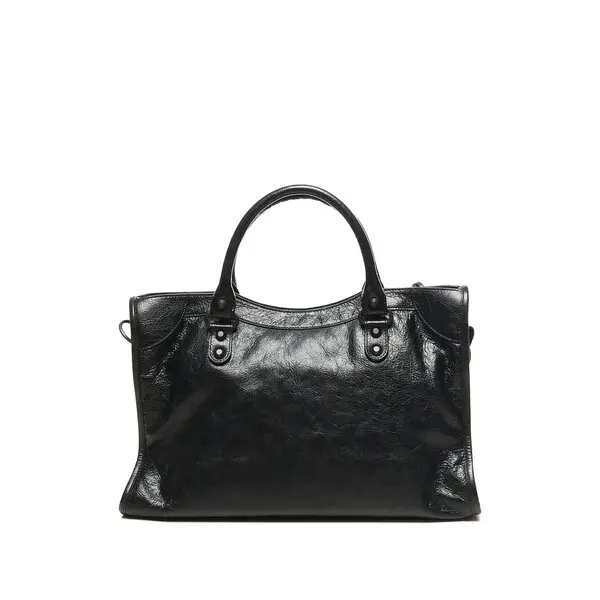 Balenciaga Leather Tote Bag - Black