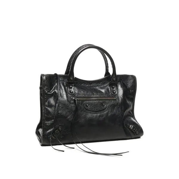 Balenciaga Leather Tote Bag - Black