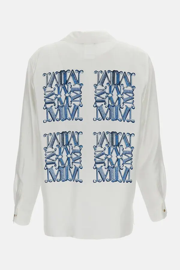Max Mara Printed Silk Shirt - Multicolor