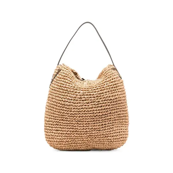 JW Anderson Raffia Woven Tote Bag - Cream