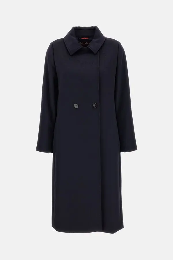 Max Mara Long Robe-style Wool Coat - Multicolor