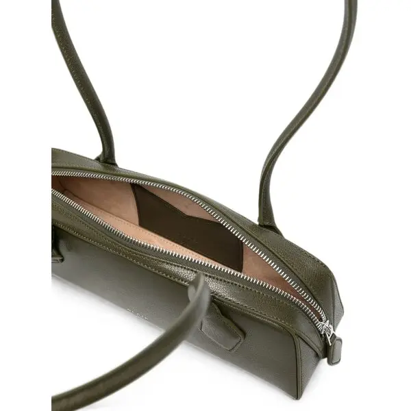 Alaïa Leather Shoulder Bag - Green