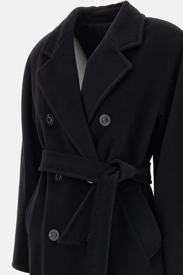 Max Mara 101801 Icon Coat Virgin Wool And Cashmere Blend - Multicolor