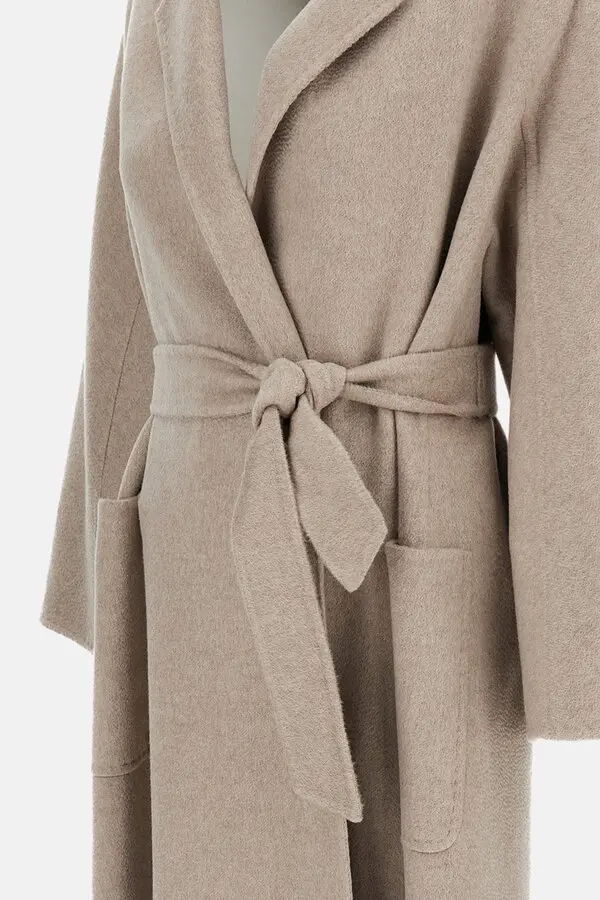 Max Mara Ludmilla Cashmere Wrap Coat - Multicolor