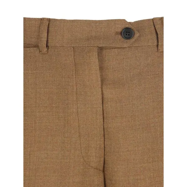 Prada Neutrals Trousers Tailored Trousers