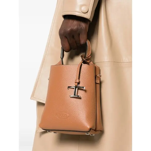 TOD'S T Timeless Tote Bag - Brown