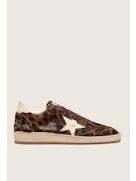 GOLDEN GOOSE Ball Star Horsy Leather Sneakers - Multicolor