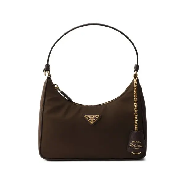 Prada Hobo Shoulder Bag - Brown