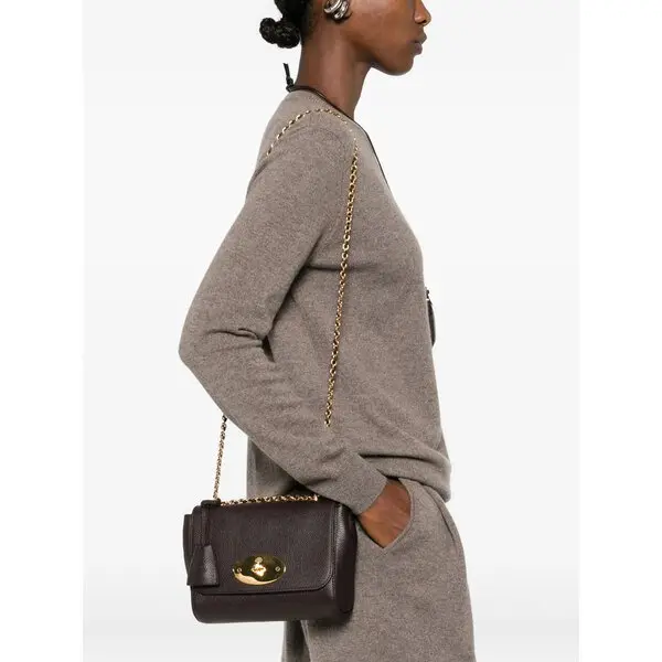 Mulberry Leather Shoulder Bag - Brown