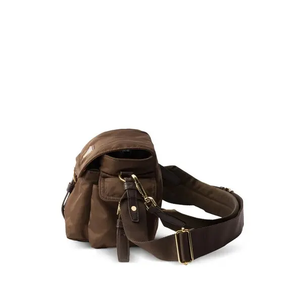 Prada Calf Leather Shoulder Bag - Brown
