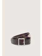 GOLDEN GOOSE Belt Sierra Washed Leather With Horsy Details And Studs - Multicolor