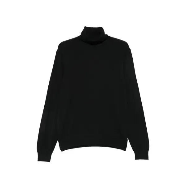 TOM FORD Fine-knit Wool Roll Neck Long Sleeve Jumper - Black