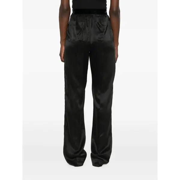 TOM FORD Straight Leg Trousers - Black