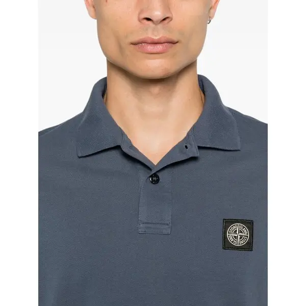 Stone Island Polo Shirts - Blue