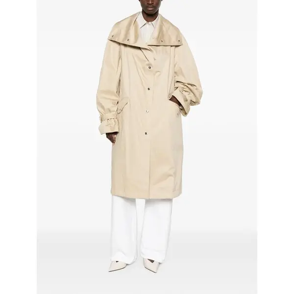 TOTEME Cotton Trench Coat - Cream