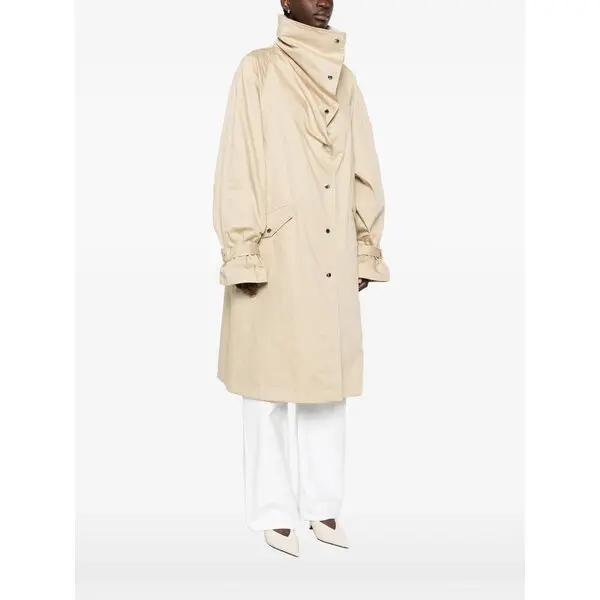 TOTEME Cotton Trench Coat - Cream