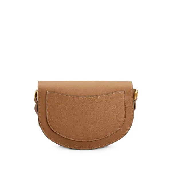 TOD'S Leather T Timeless Shoulder Bag - Cream