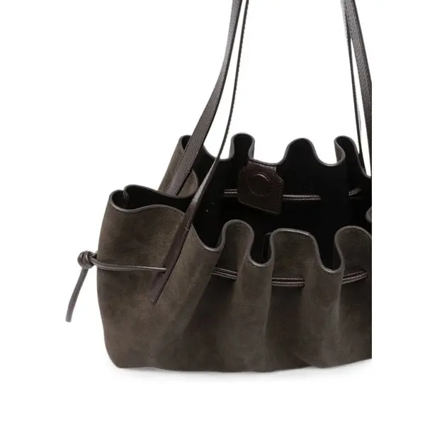 Yuzefi Suede Shoulder Bag - Brown