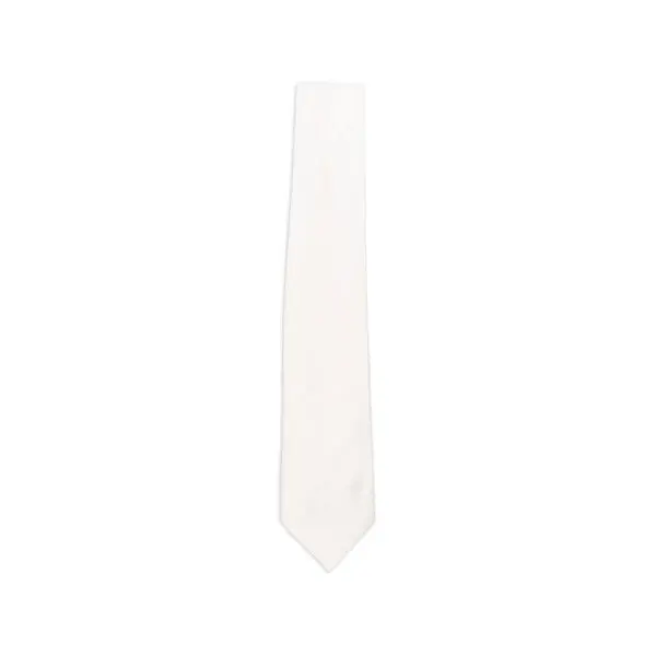 TOM FORD Textured Silk Neck Tie - White