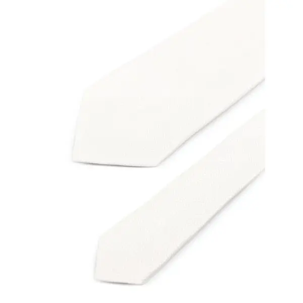 TOM FORD Textured Silk Neck Tie - White