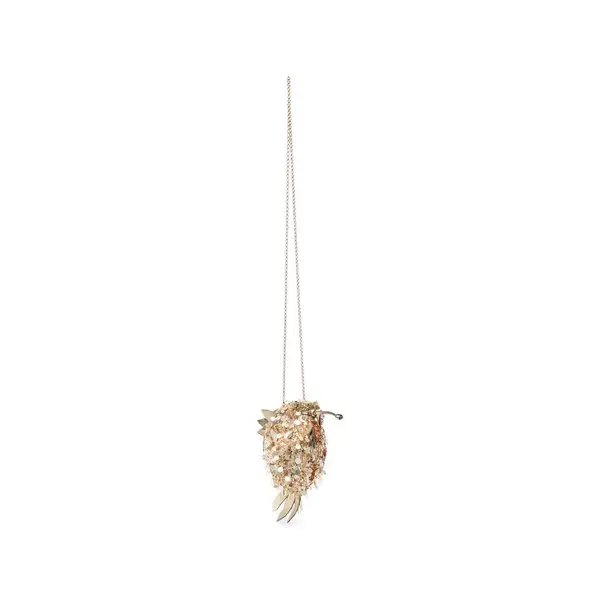 ANYA HINDMARCH Embellished Fish Clutch Bag - Gold