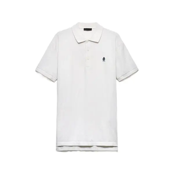 Prada Neutrals Polo Shirts - Cream