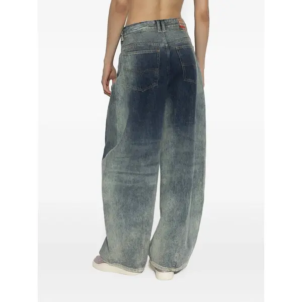 DIESEL® Wide-leg Denim Jeans - Blue