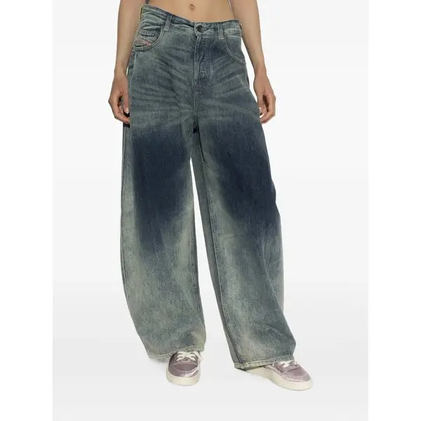 DIESEL® Wide-leg Denim Jeans - Blue