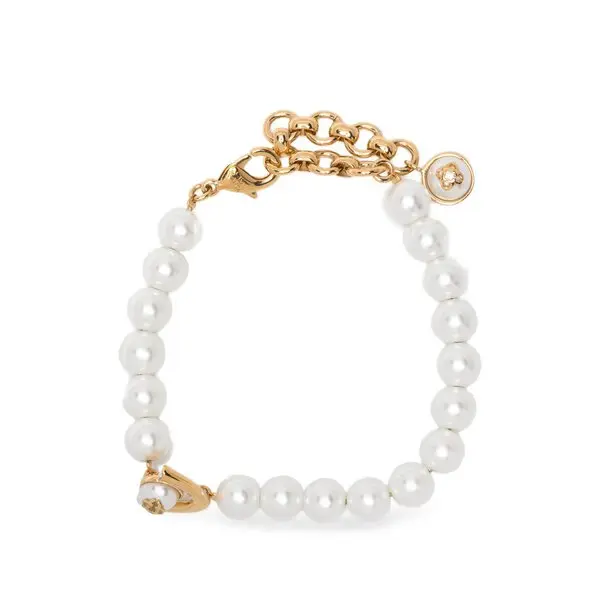 Casablanca Tone Pearl Embellished Bracelet - Gold
