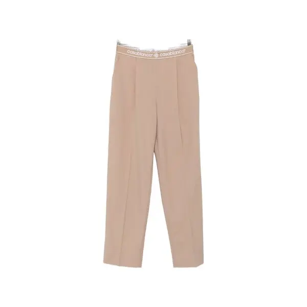 Casablanca Neutrals Trousers Straight Trousers