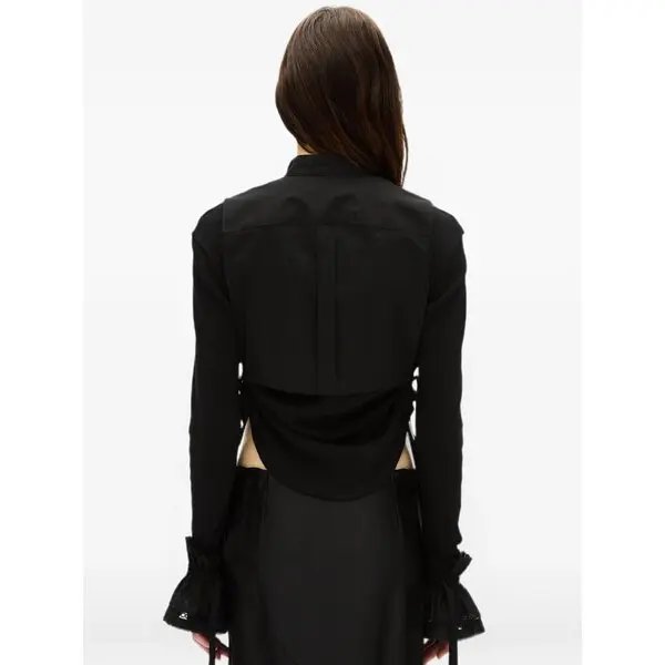 ANN DEMEULEMEESTER Cotton Broderie Anglaise Ruffled Bracelet Set