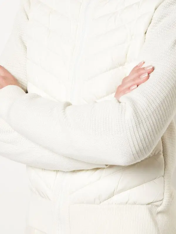 Canada Goose Logo Patch Zip-up Padded Jacket