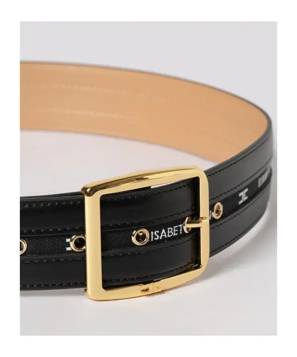 Elisabetta Franchi Logo Detail Belt