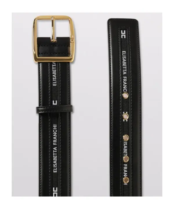 Elisabetta Franchi Logo Detail Belt