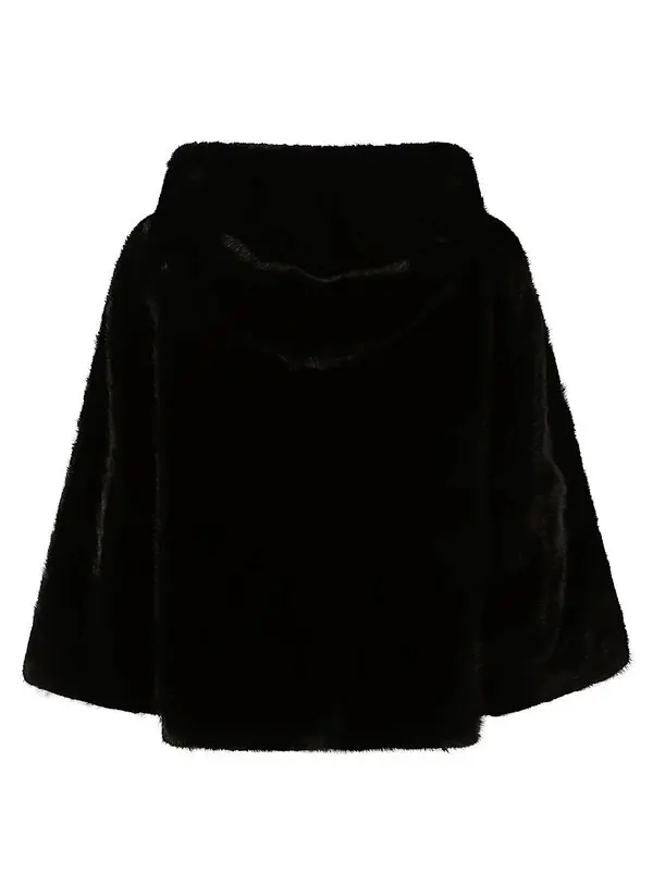 Pinko Faux Fur Hooded Jacket