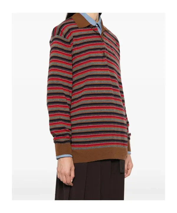 Prada Striped Cashmere Sweater