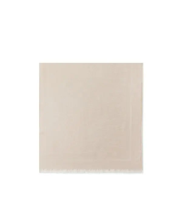 Elisabetta Franchi Printed Pattern Square Scarf - Cream