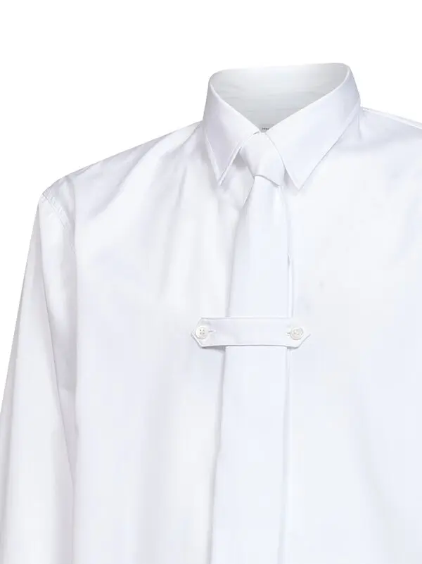 Dries Van Noten Cilian Tie-detail Shirt - White