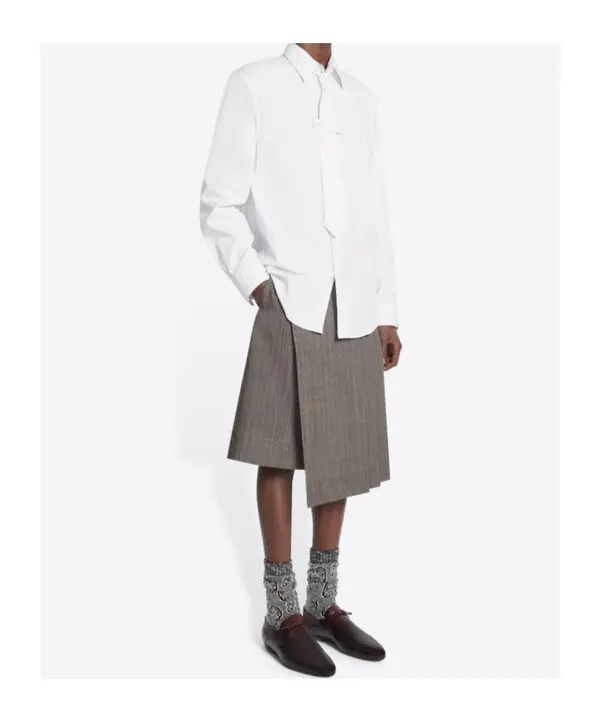 Dries Van Noten Cilian Tie-detail Shirt - White