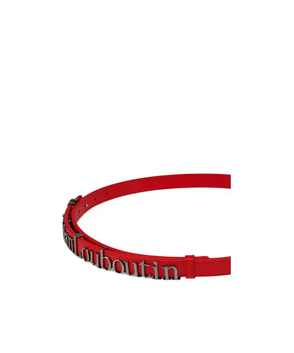 CHRISTIAN LOUBOUTIN Belt Smooth Calf Leather