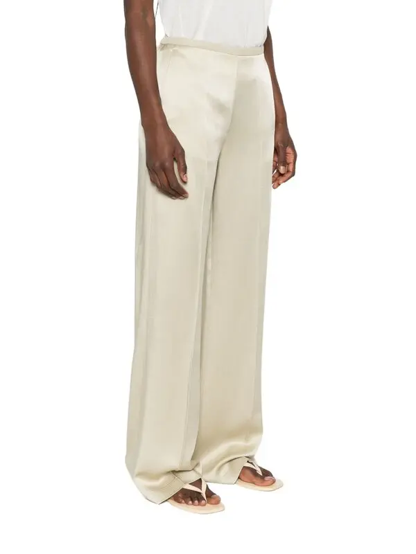 FORTE_FORTE High-waisted Wide-leg Trousers - Multicolor