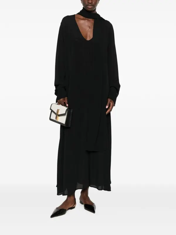 TOTEME Rounded Collar Dress - Multicolor